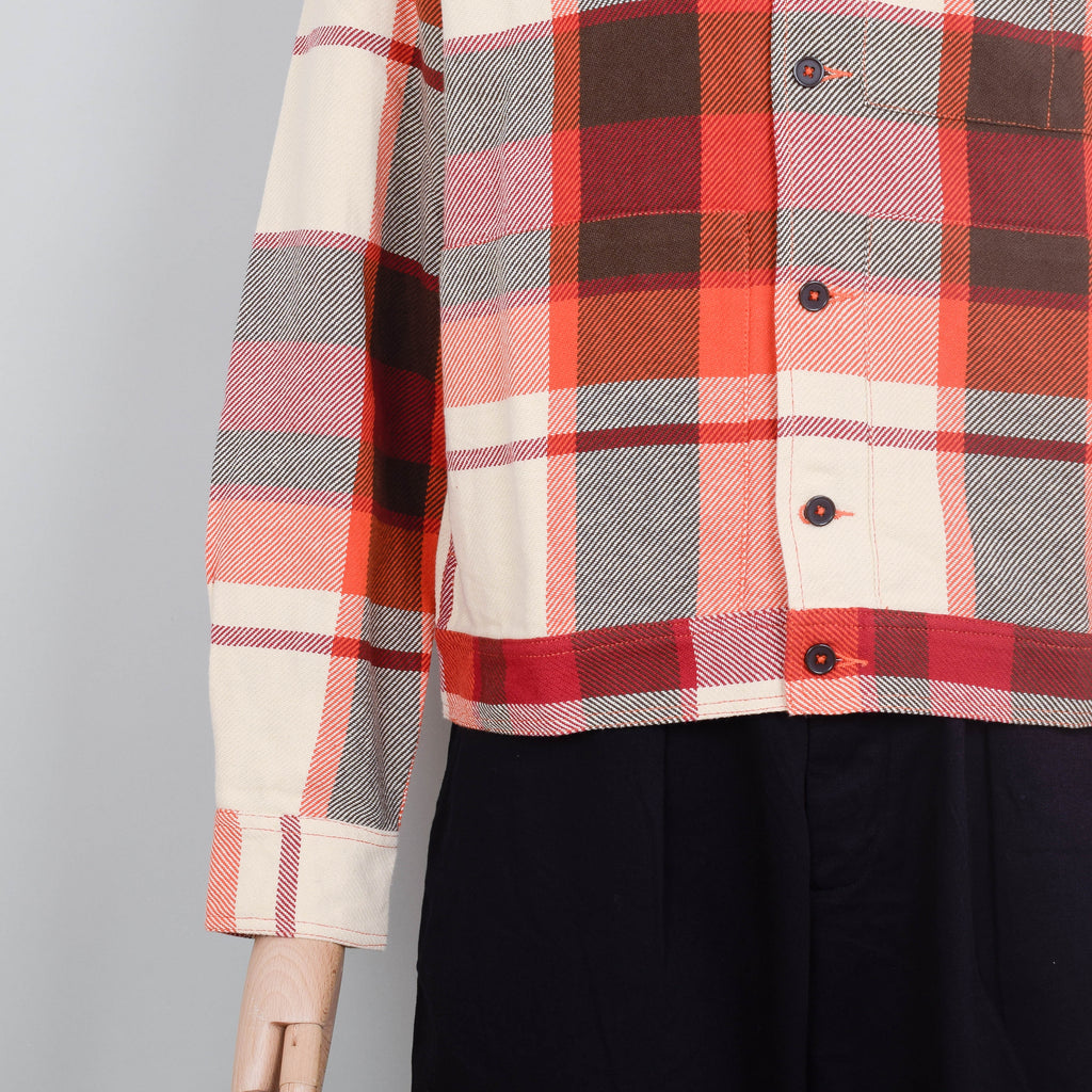 Universal Works Uniform Shirt - Earth Red Check – Liquor Store