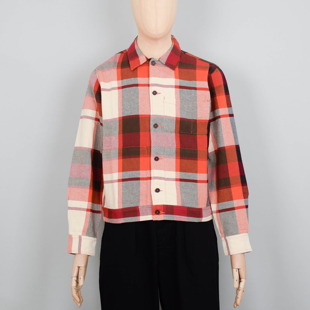 Universal Works Uniform Shirt - Earth Red Check – Liquor Store