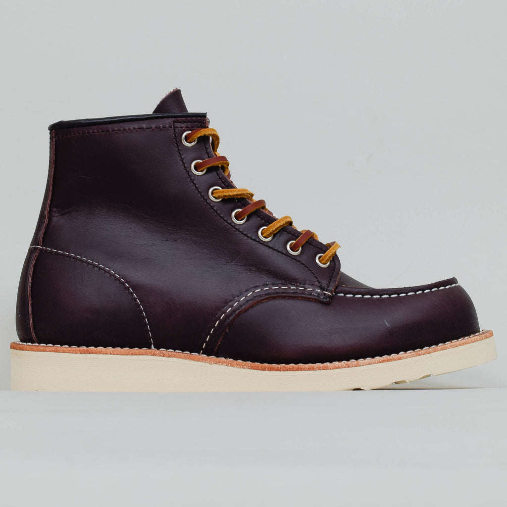 Red Wing 6" Moc Toe - Black Cherry – Liquor Store