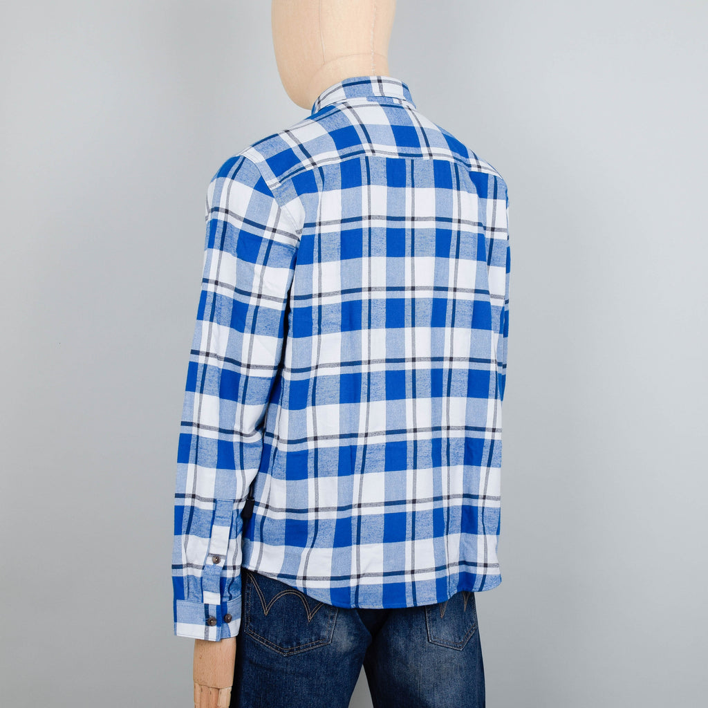 Patagonia Fjord Flannel Shirt Light Weight - Captain: Endless Blue ...