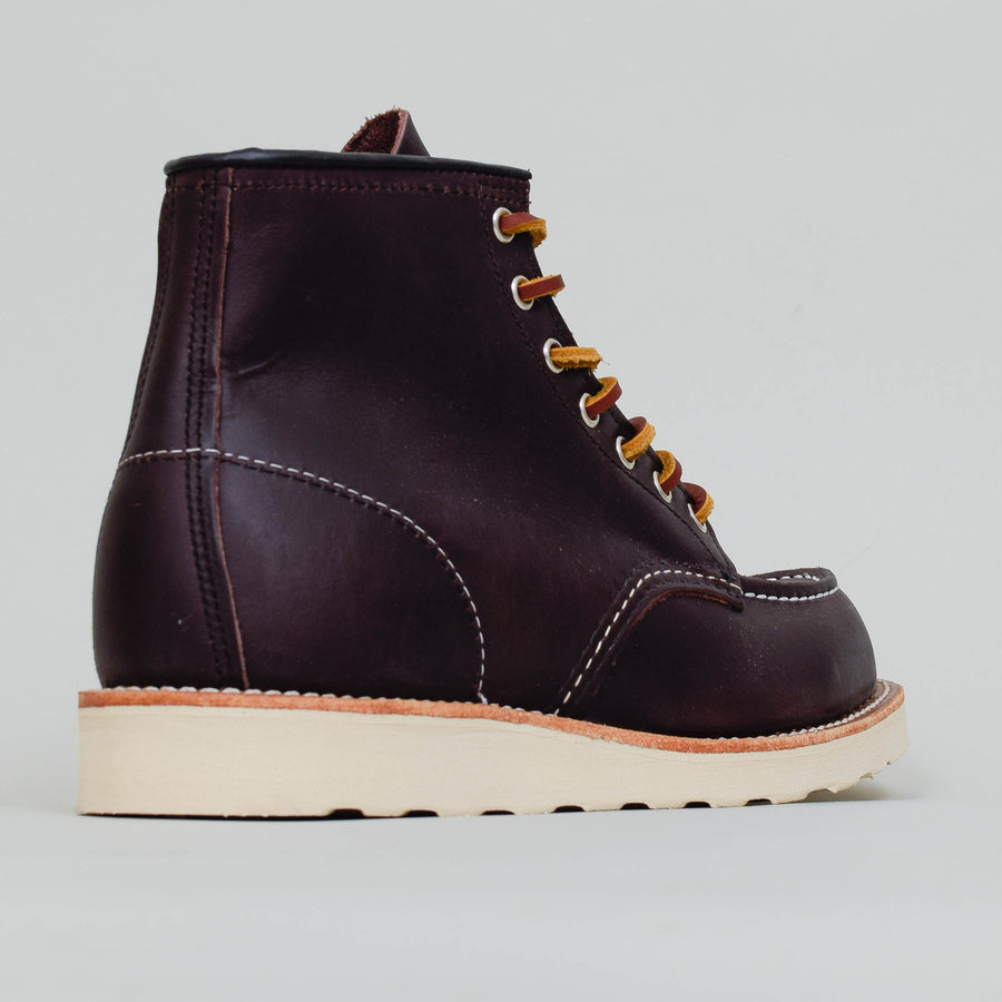 Red Wing 6" Moc Toe - Black Cherry – Liquor Store
