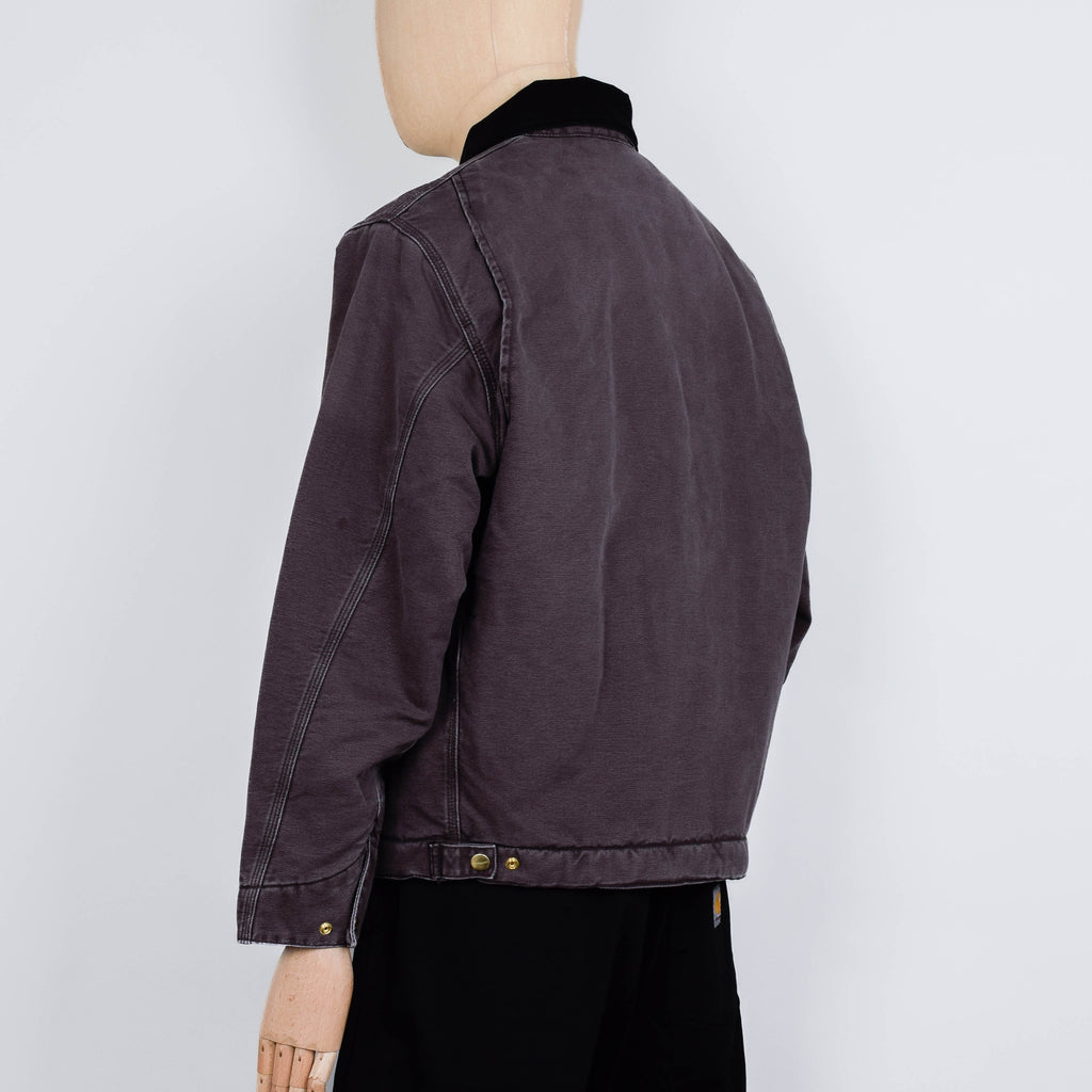 Carhartt WIP OG Detroit Jacket - Tobacco / Black Aged Canvas – Liquor Store