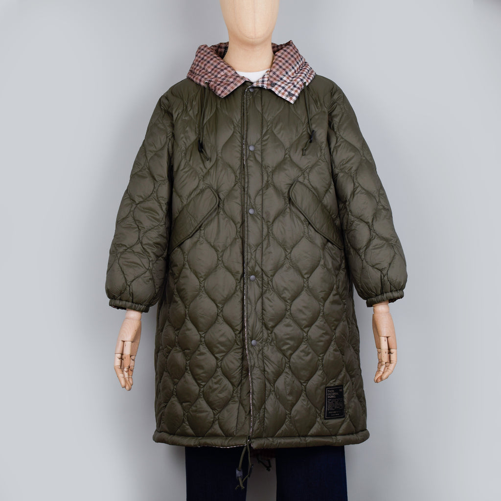 Universal Works x Taion Military Line Parka (Reversible) - Dark Olive ...