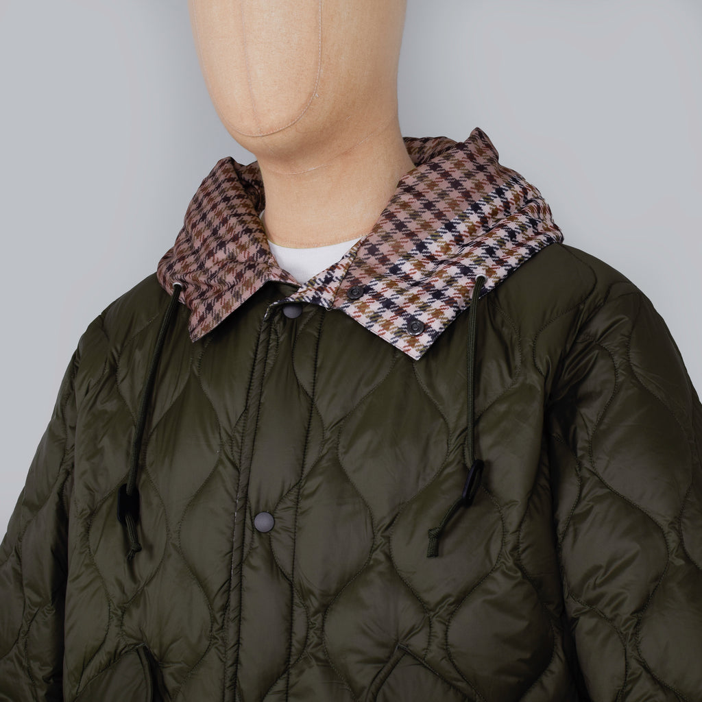 Universal Works x Taion Military Line Parka (Reversible) - Dark Olive ...
