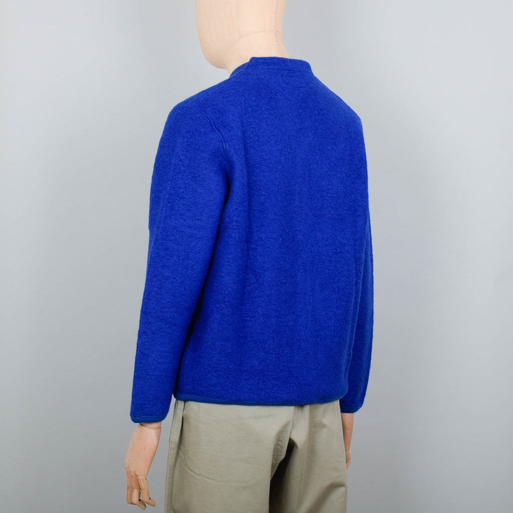 Universal Works Cardigan Wool Fleece - Blue – Liquor Store