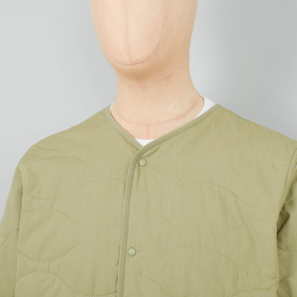 Universal Works Liner Jacket Quilt Cotton - Olive – Liquor Store